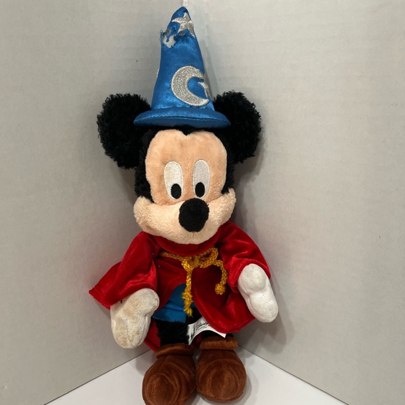 Disney | Toys | Disney Mickey Mouse Fantasia Sorcerer Wizard Plush ...